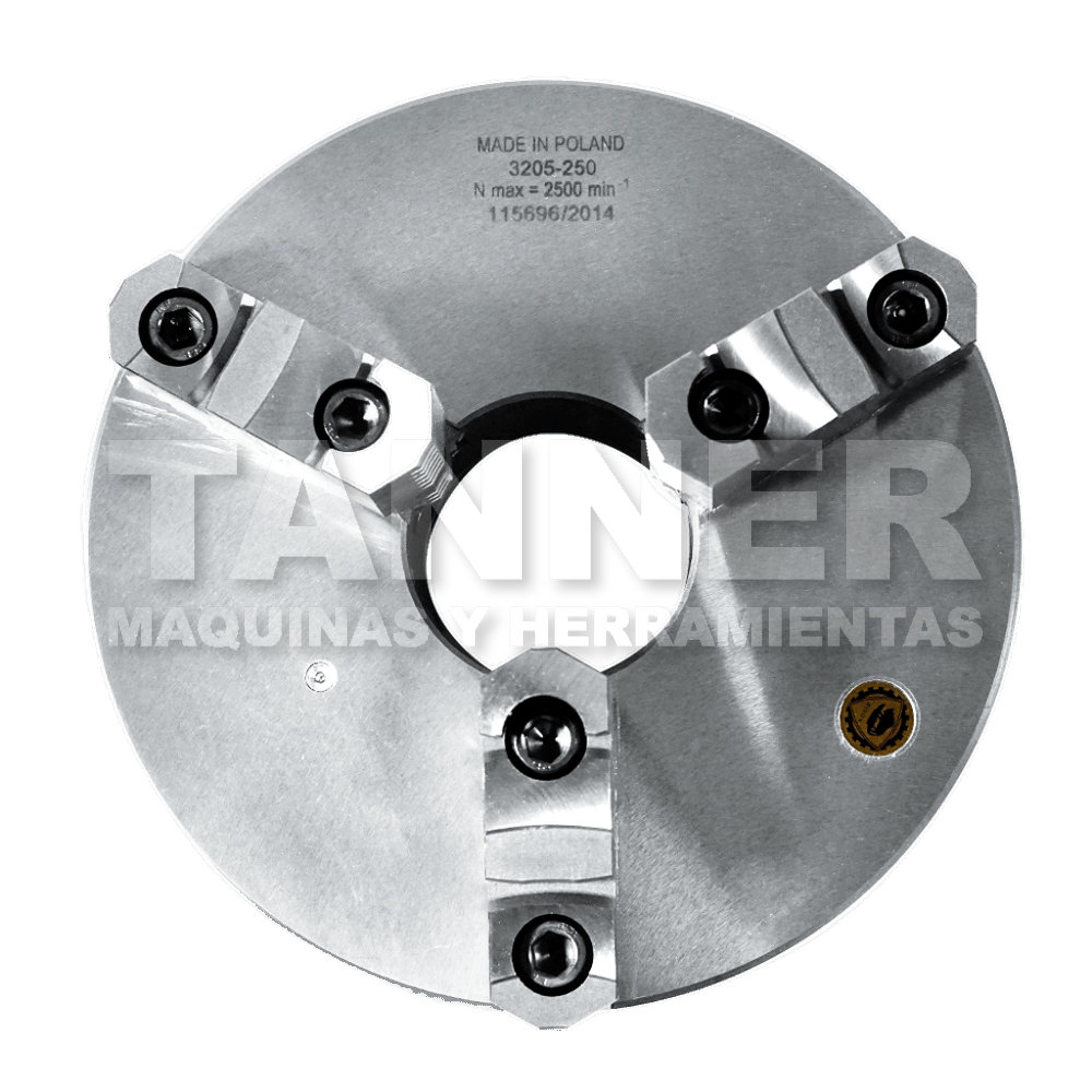 CHUCK UNIVERSAL 10PULG 3 MORDAZAS | Máquinas y Herramientas para la industria metalmecánica